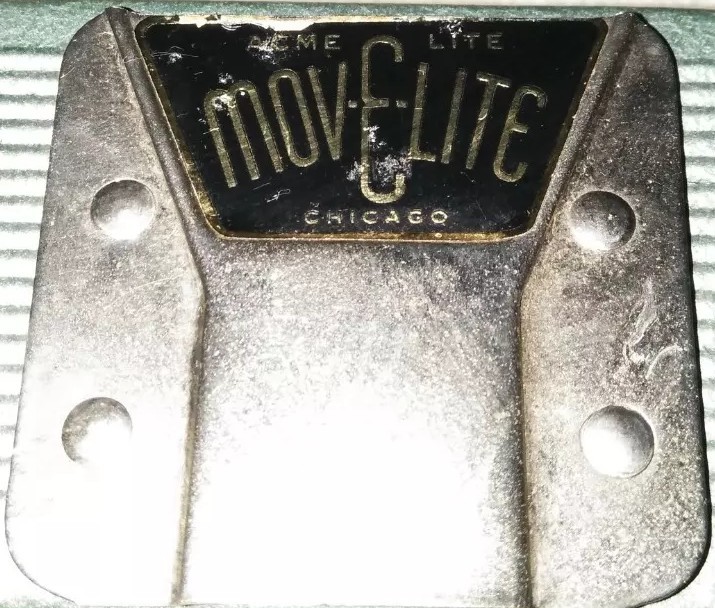 Vintage Original Acme Lite Mov-E-Lite 4 Light Bar Chicago Works | eBay
