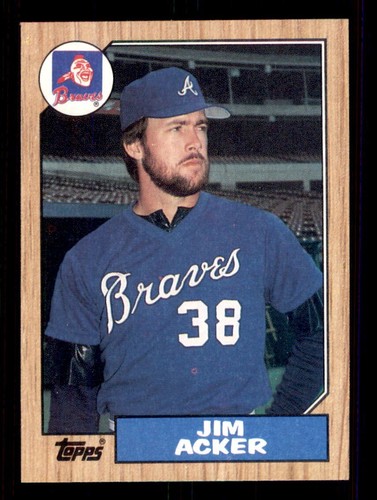 1987 Topps Baseball #407 Jim Acker NM or better *cc1 | eBay