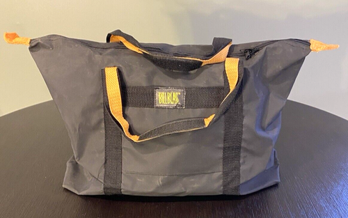 Bill Blass Retro Weather-proof Carry Bag Tote Jet Foldable Duffle Black ...
