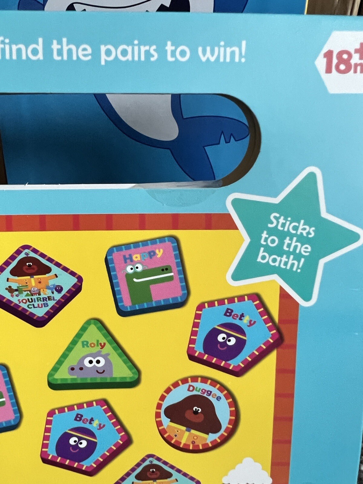 HEY DUGGEE MEMORY MATCH BATH PUZZLE Bath Storage Bag Gifts Kids Bath ...