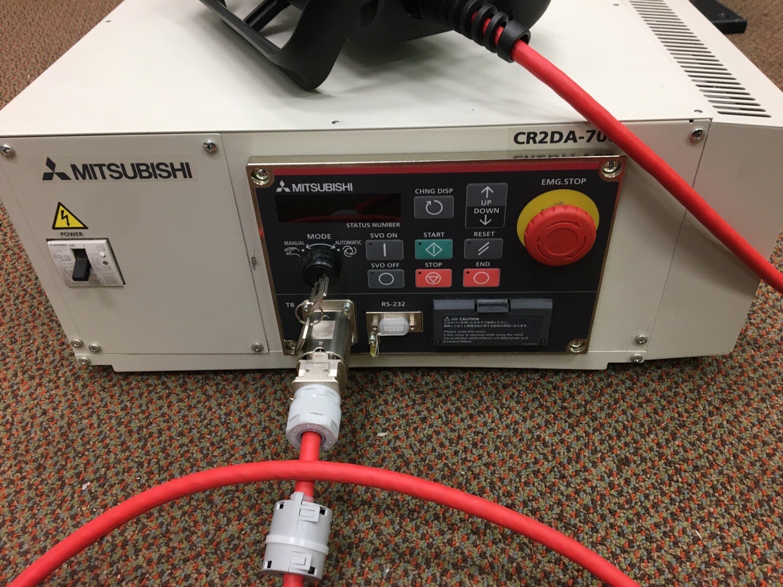 WORKING Mitsubishi Robot RV-6SDL CR2DA-700 R32TB Melfa Controller ...