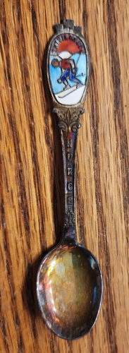 Norge Norway Trysil-Knut Skier Collector's Souvenir 60 GRHS Silver ...