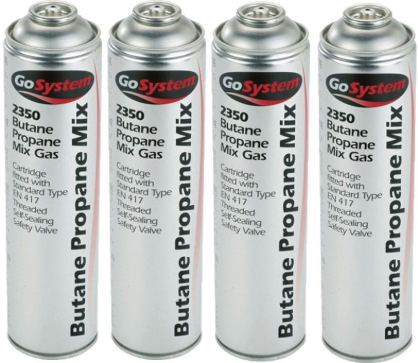 GoSystem 350g Gas Cylinder Butane Propane Mix Gas for Blow Torch Weed ...