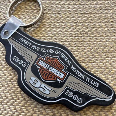 Vintage Keychain Harley Davidson Motorcycles 1998 Scotland Rare | eBay