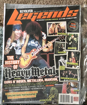 Revolver Magazine Legends Guns N Roses Metallica Marilyn Manson Slayer ...