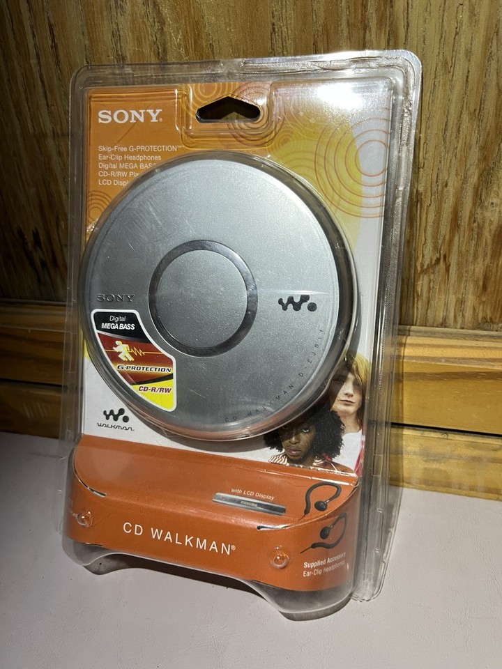 Sony CD Walkman D-EJ011 Silver Portable CD Player G-Protection Mega ...