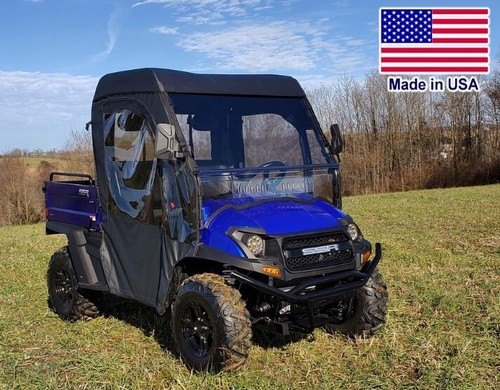 Full Enclosure for SSR Bison - HARD WINDSHIELD, Doors, Roof, & Rear ...