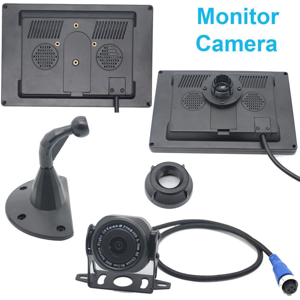 7" Rear View Backup Camera 4Pin System For Skid Steer RV Truck Heavy ...
