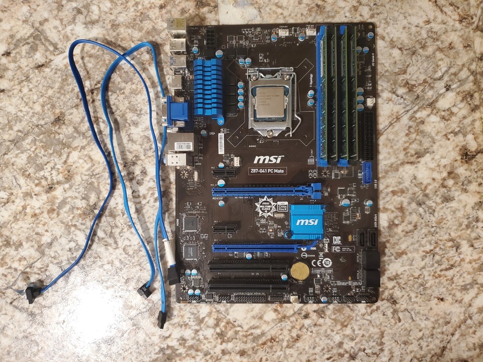 [Combo/Bundle] MSI Z87 Mobo w/ I5-4690K CPU, 32GB 1600MHz Memory w ...