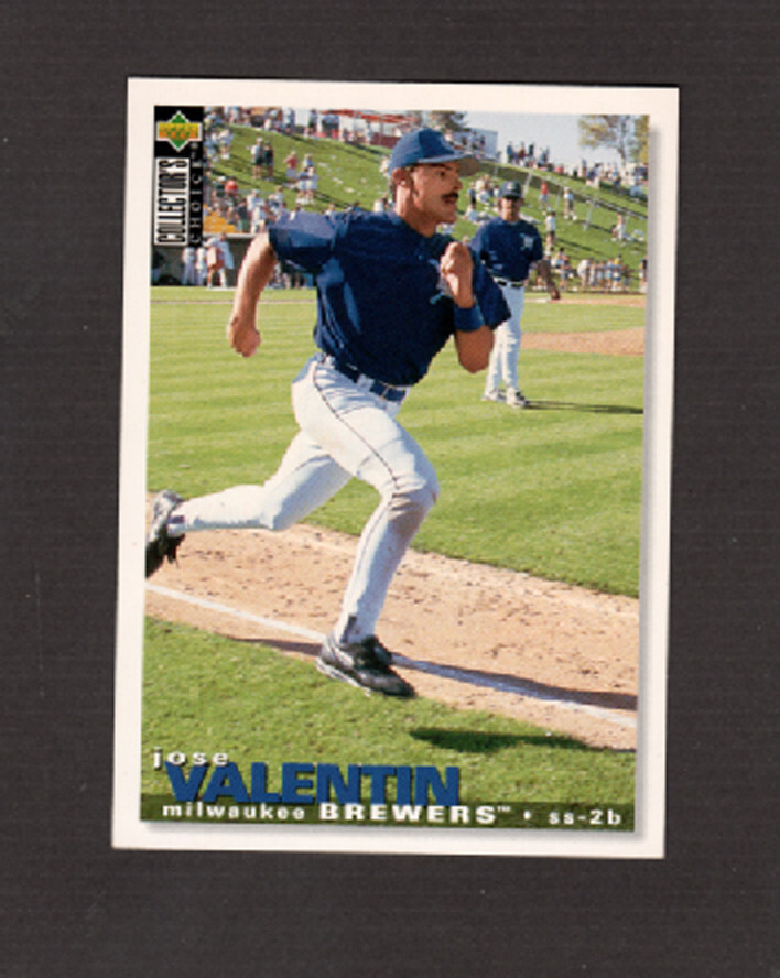 Baseball Card -Jose Valentin - Brewers - Upper Deck -1995 - Card #176 ...