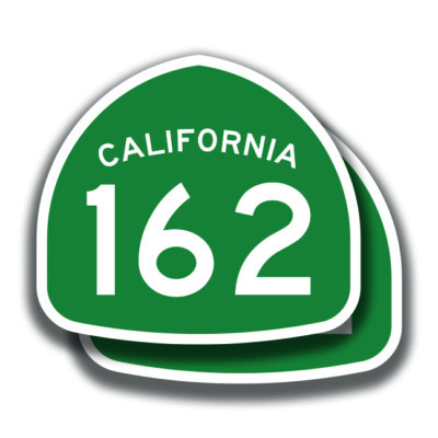 CALIFORNIA STATE ROUTE 162 STICKER 2 Decals Road Sign Bogo Highway | eBay