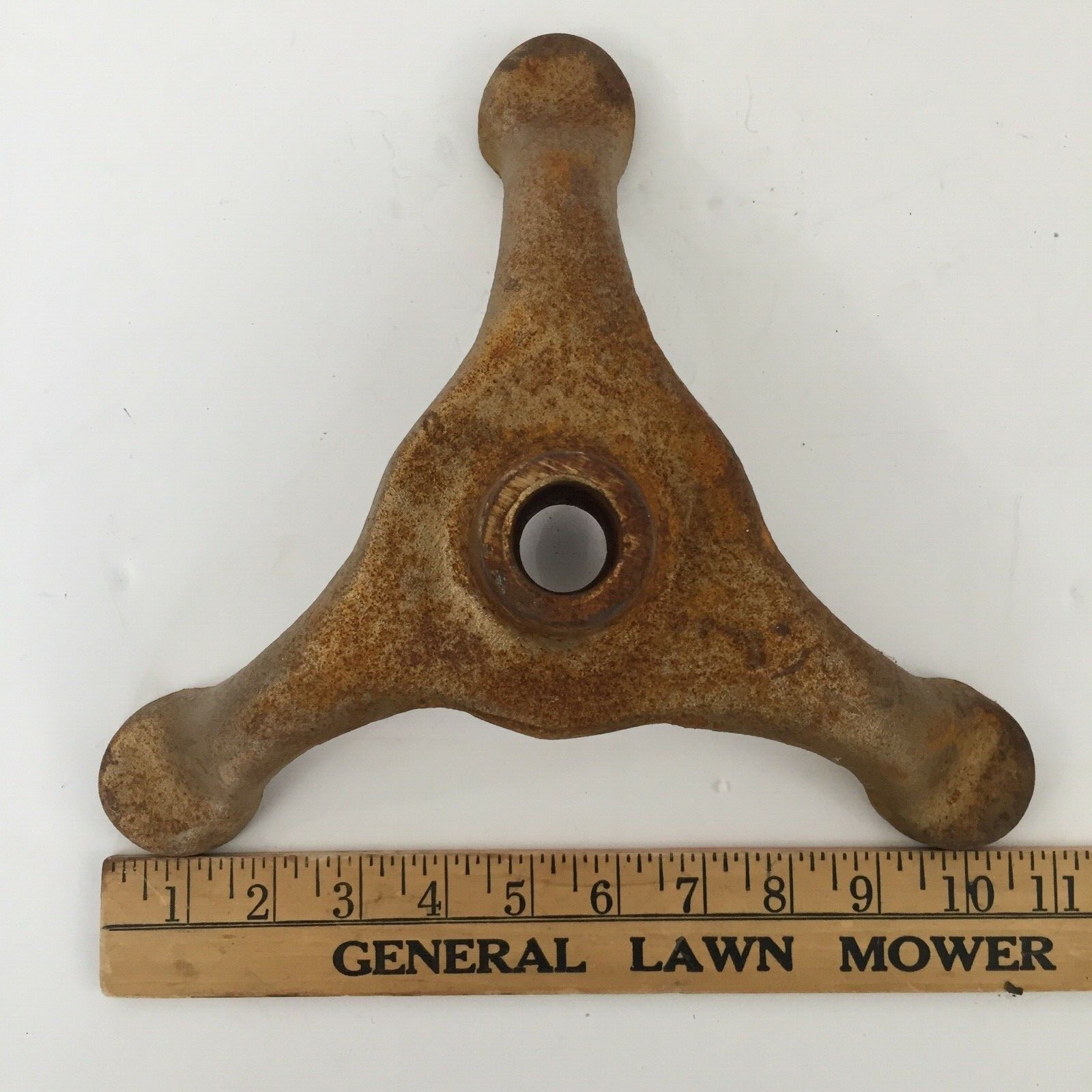 Vintage Cast Iron Three Legged Leg Base - Architectural Salvage Base | eBay