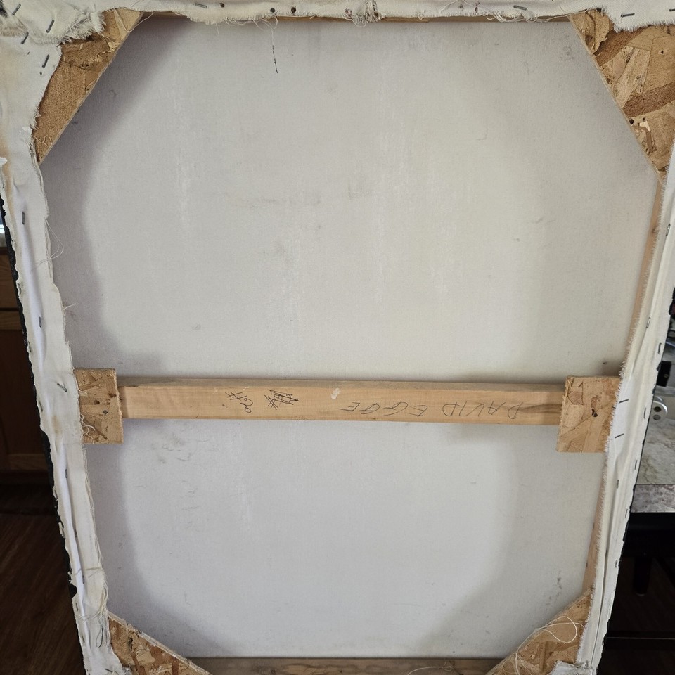 VINTAGE DAVID EGGE ORIGNAL PAINTING ART 1992 24"x30" Signed | eBay