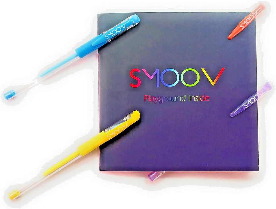 SMOOV Gel Pen Set Of 36 Unique Rich Vibrant Colors No Repeats | eBay