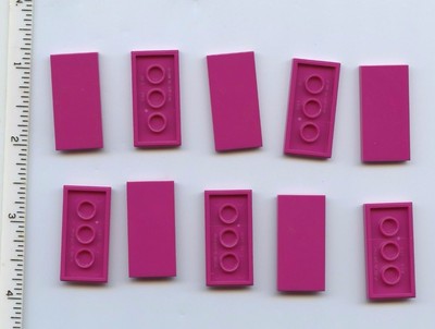 LEGO x 10 Magenta Tile 2 x 4 NEW | eBay