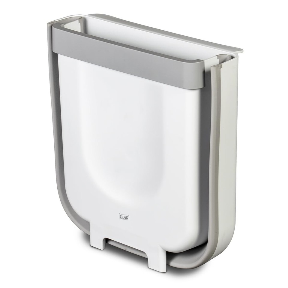 Glad Roomate Collapsible Waste Bin | Compact Travel Trash Can with ...