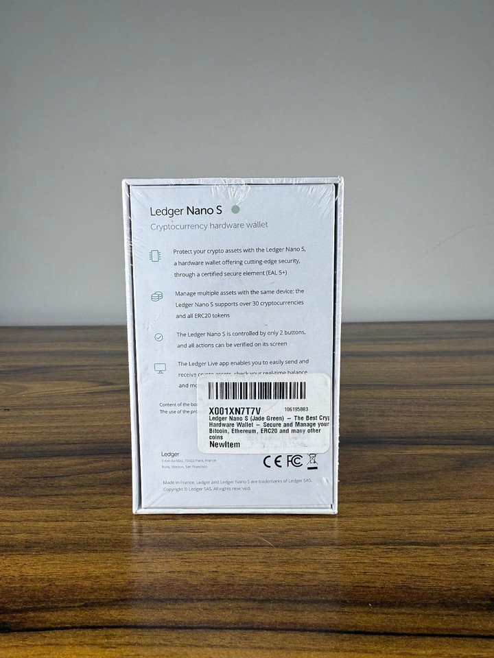 Ledger Nano S Cryptocurrency Hardware Wallet New in Box Sealed | eBay