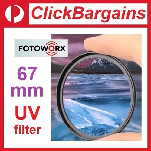 FOTOWORX 67mm UV camera lens filter 67 mm ultraviolet protector Canon ...