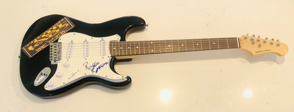 ROBBIE ROBERTSON Autograph Signed Guitar "The Band" JSA Authentic | eBay