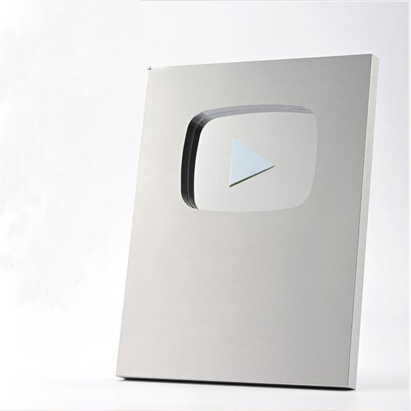 Custom YT PLAY BUTTON Awards GOLD PLAY BUTTON SILVER PLAY BUTTON Home ...