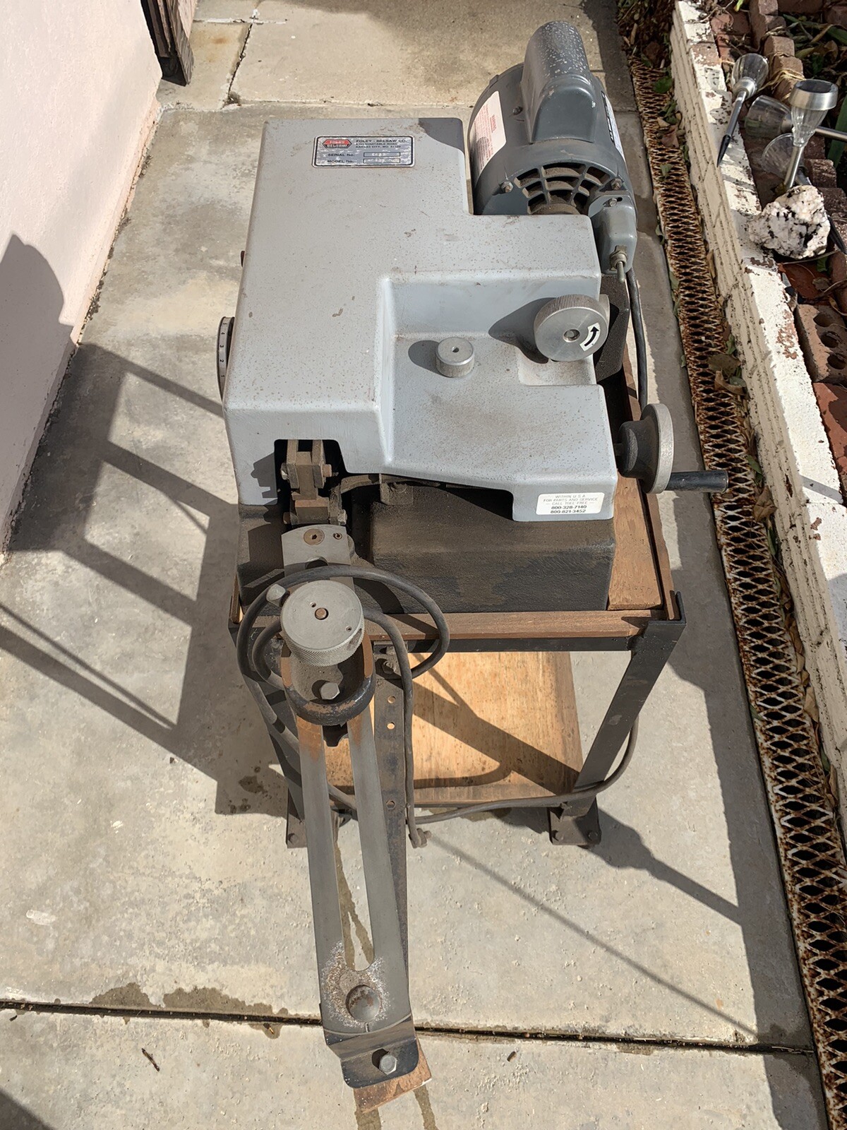Vintage Foley Belsaw 330 Automatic Circular Saw Power Setter W/rolling ...