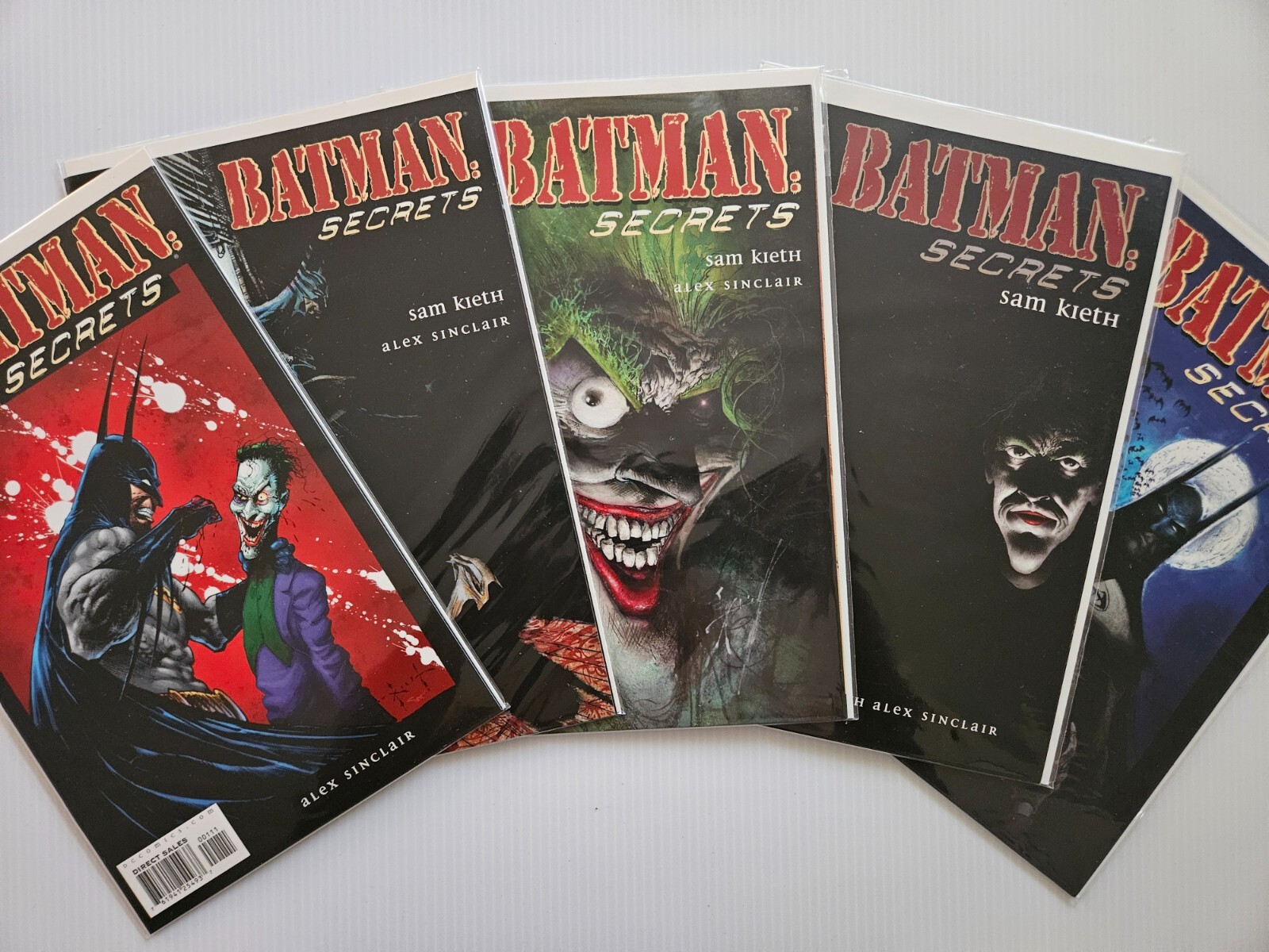 Batman: Secrets#1-5 of 5 (2006) Joker Sam Keith Alex Sinclair NEAR MINT ...