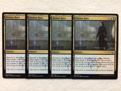 MTG 4x Notion Rain Ravnica Allegiance Pauper Modern Magic the Gathering ...