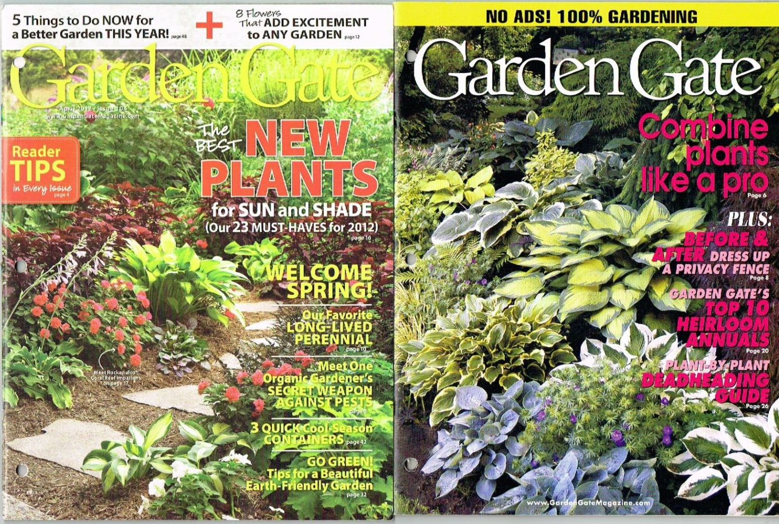 Garden Gate Magazine Lot 5 Issues 2017 and Earlier New Plants Tips ...