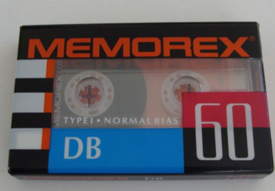 NEW SEALED Memorex DB 60 DB60 Audio Cassette Blank Normal Bias Type 1 ...