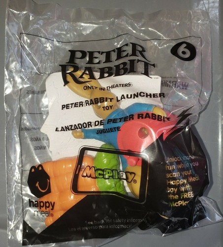 McDONALD'S 2018 PETER RABBIT HAPPY MEAL TOY #6 PETER RABBIT LAUNCHER | eBay