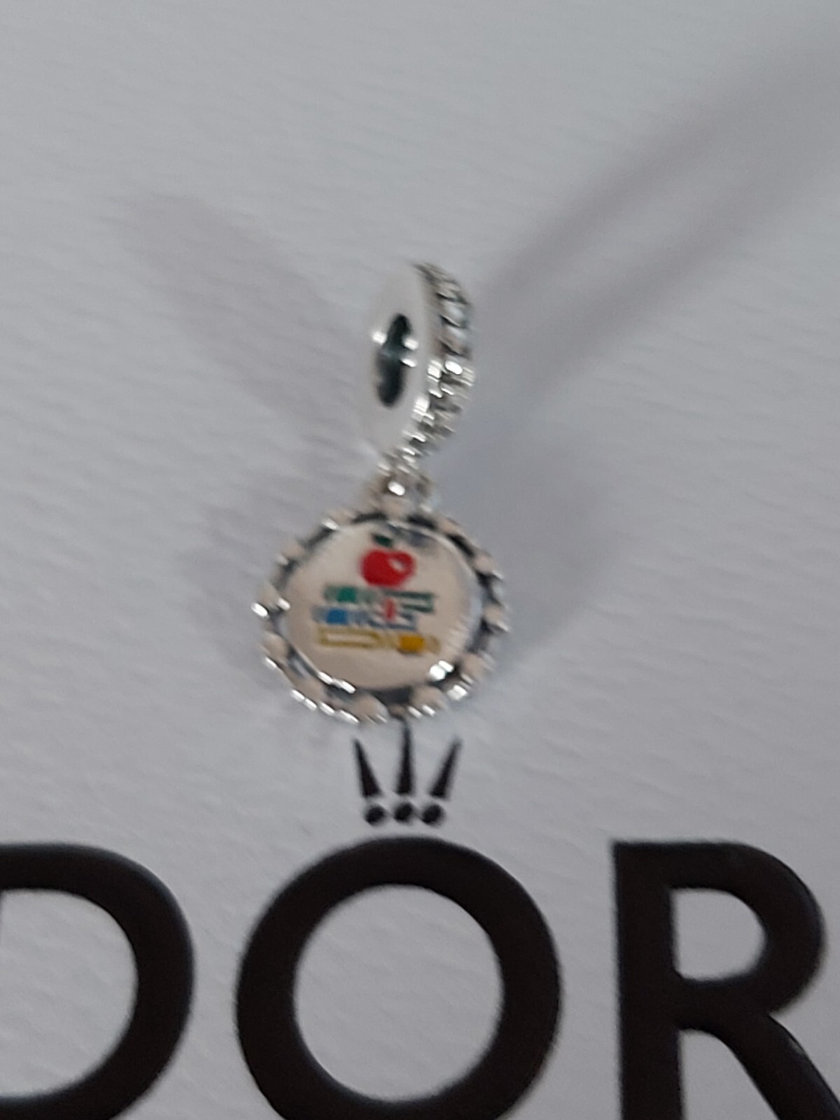 AUTHENTIC PANDORA STERLING SILVER Schoolteacher Dangle Charm 792275C00 ...