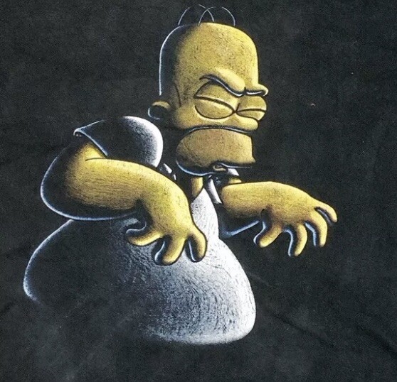 RARE‼️ Vintage 1990s THE SIMPSONS “HOMER SIMPSON” BIG… - Gem