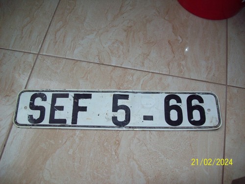 Vintage car plate DDR GDR Auto Nummernschild | eBay.de