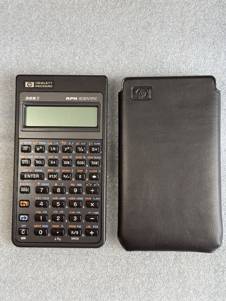 Hewlett Packard HP 32S II RPN Scientific Calculator with Case Tested ...