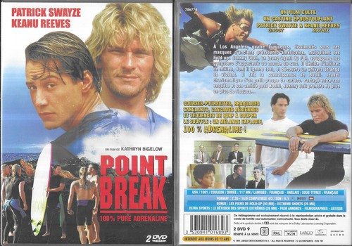 POINT BREAK avec PATRICK SWAYZE KEANU REEVES / EDITION 2 DVD COMME NEUF ...