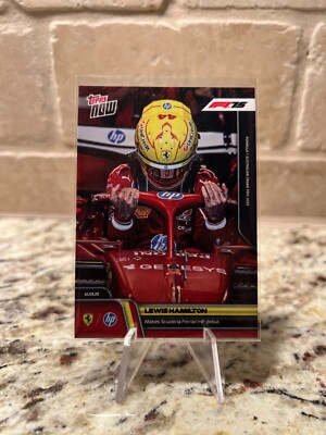 Lewis Hamilton — #12 1st Ferrari Card Debut | 2025 Topps Now Formula 1 ...