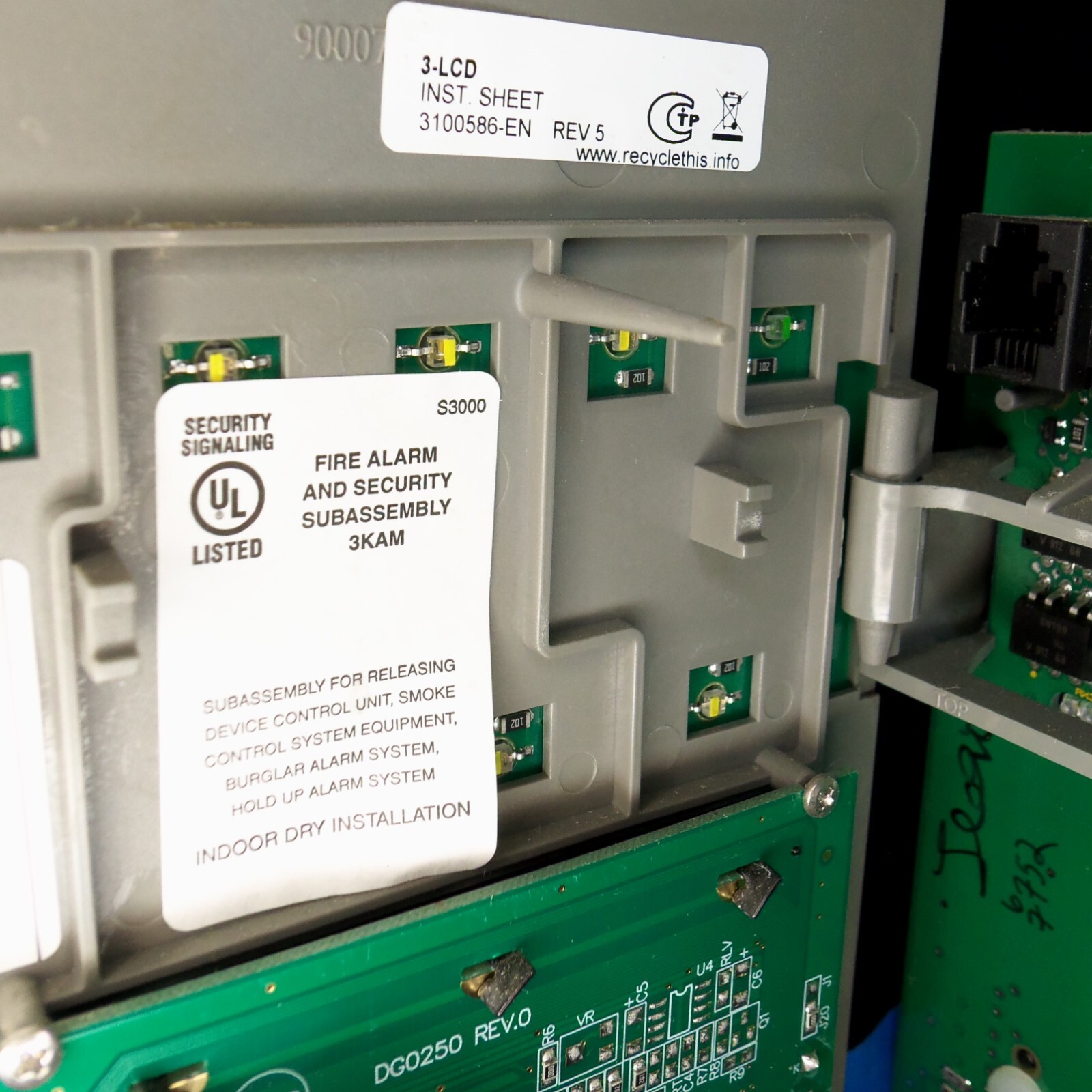EDWARDS EST3 COMMERCIAL FIRE ALARM SECURITY EMERGENCY PANEL CONTROL ...