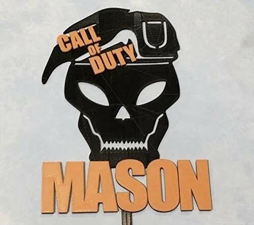 Call of Duty Cake Topper Personalized Black Ops Cake Topper Video Game ...