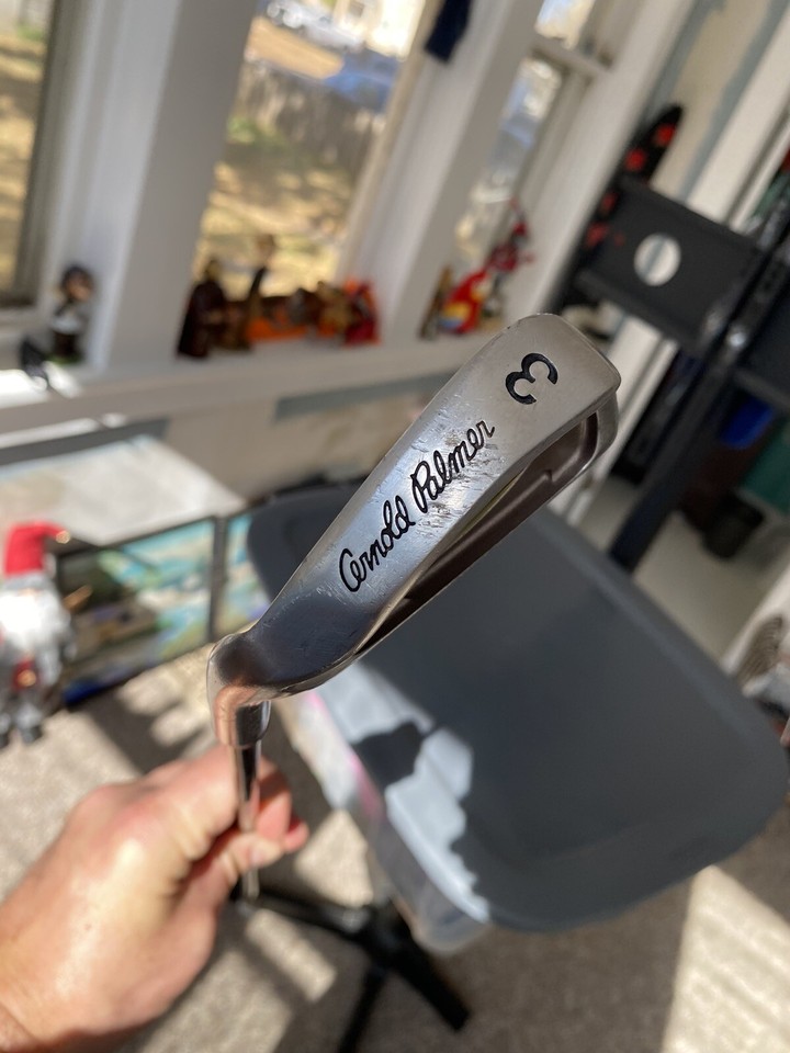 ARNOLD PALMER #3 IRON Premier Oversize Left Handed Graphite Flex-Tec ...