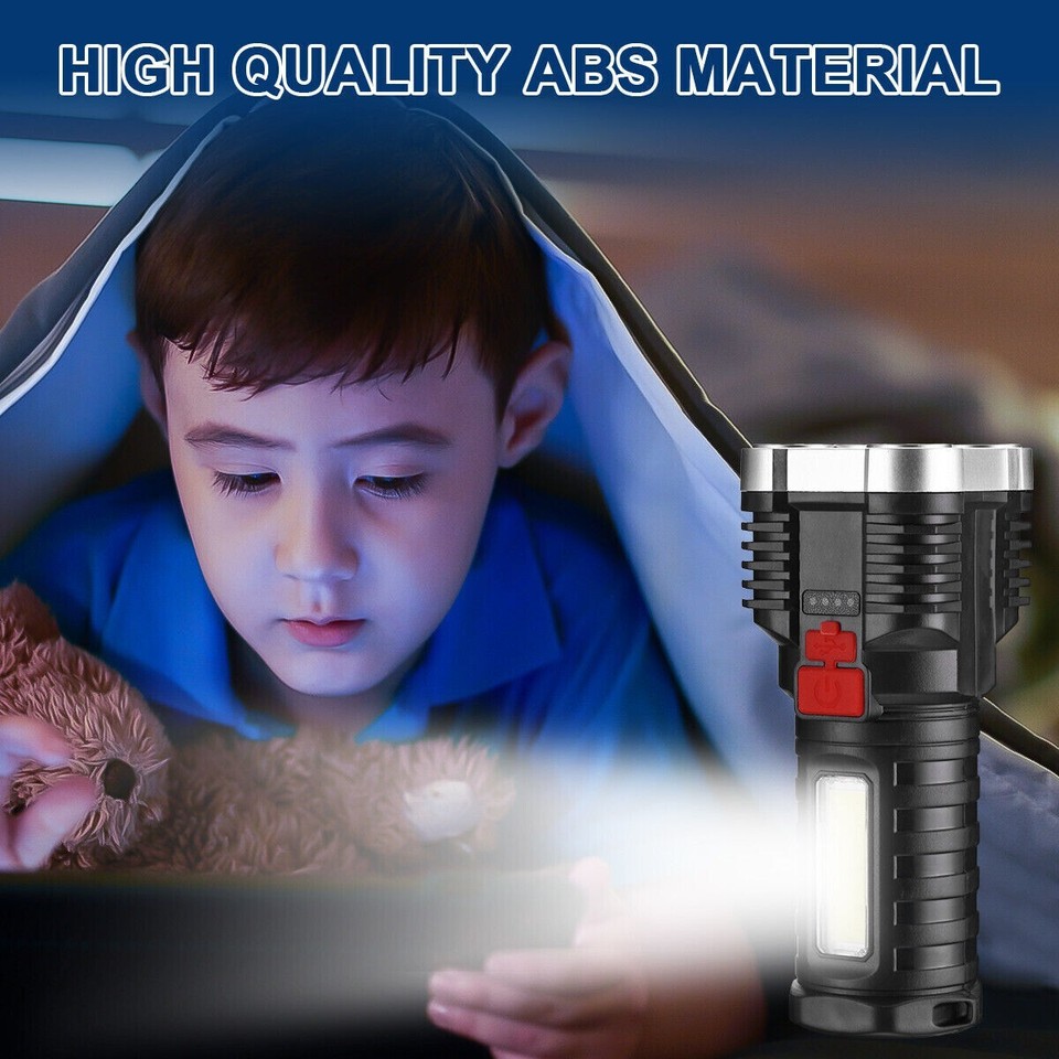 Super Bright 999000000 LM LED Torch Tactical Flashlight Lantern ...