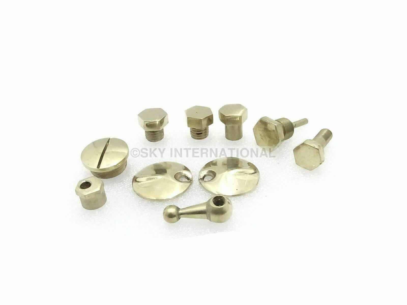 Brass Studs Nuts Kit Compatible With Royal Enfield Bullet | eBay