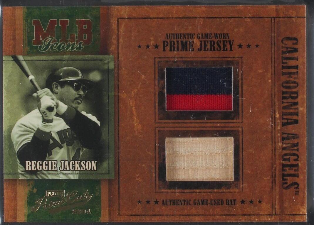 2004 Playoff Prime Cuts - Mlb Icons Reggie Jackson #MLB-45 Combo ...