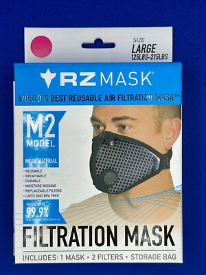 RZ Mask M2 Model Large Safety Multi-Purpose Air Filtration Mesh 2 ...