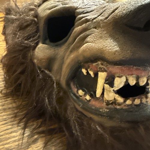 Werewolf mask Realistic Thriller spirit halloween brown werewolf mask ...