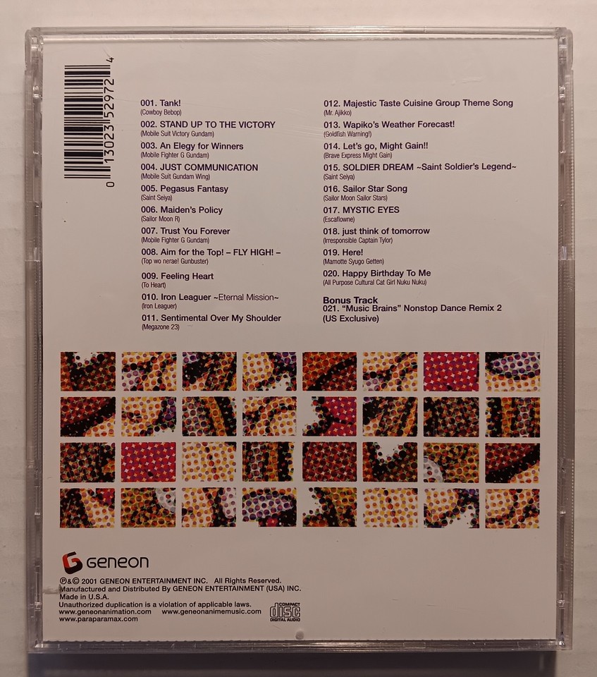 Para Para Max US Mix Vols. 1, 2, & 3 Anime Songs by Yoko Ishida Geneon ...