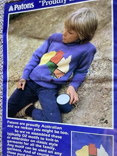 Vintage Patons Knitting Pattern Book 686 Proudly Australian in Totem | eBay