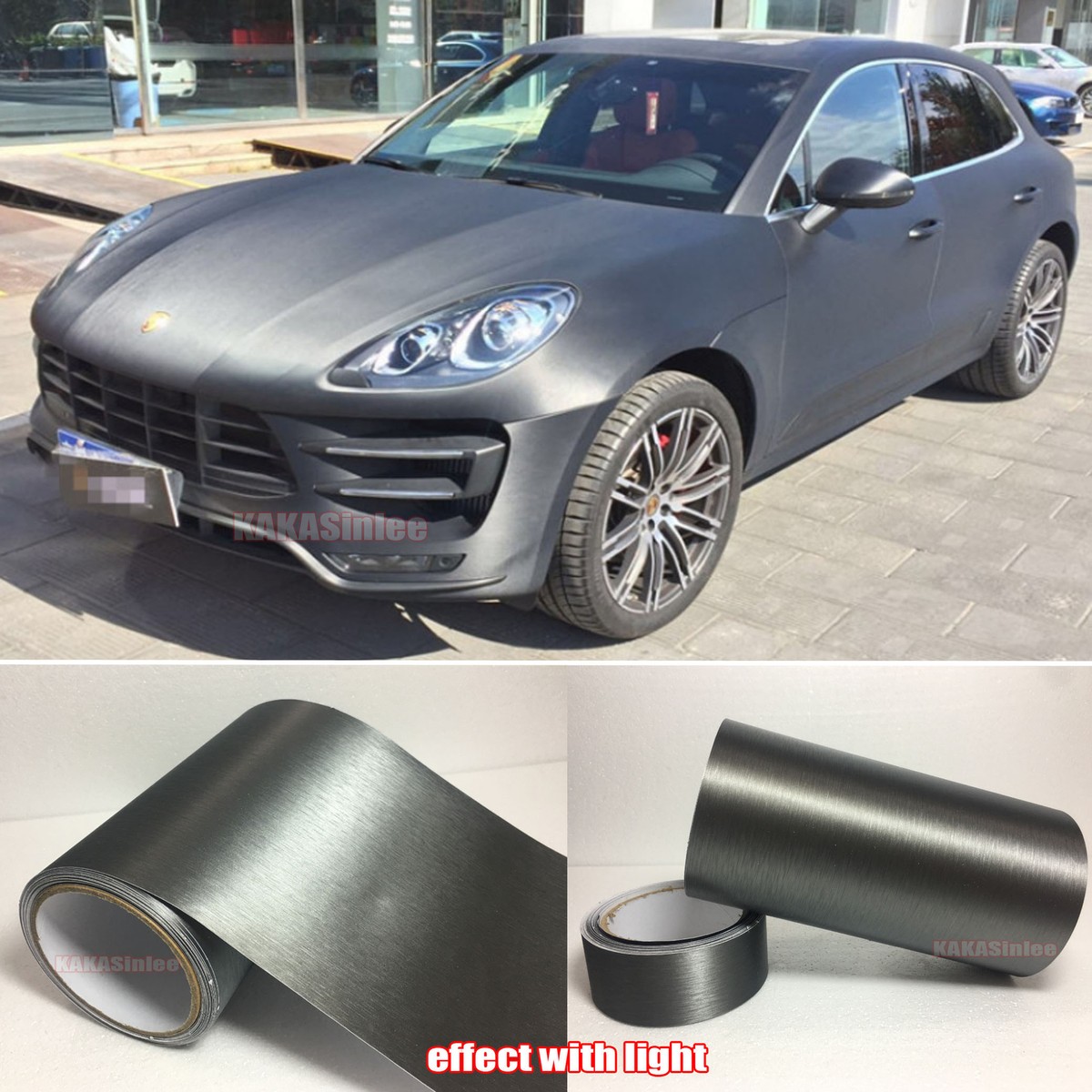 Matte Light Grey Car