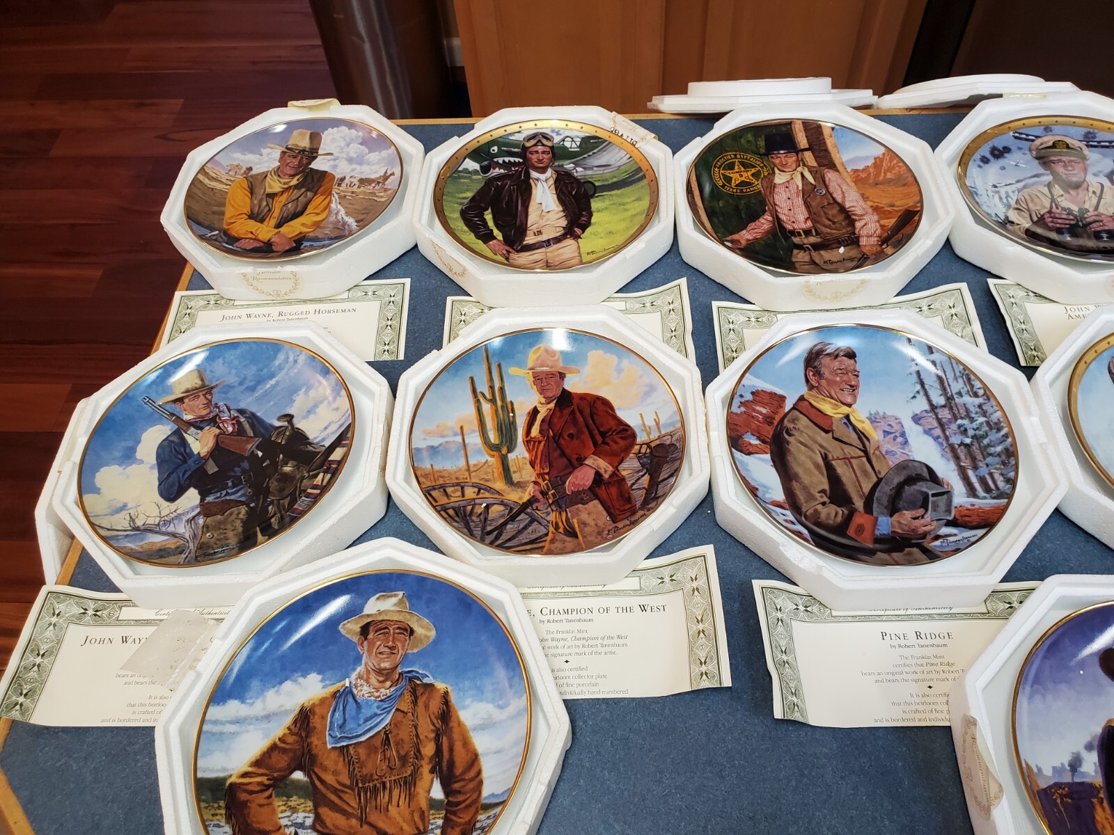 John Wayne Western Themed Limited Edition Collectible Plates (15 ...