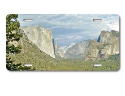 Aluminum License Plate - Yosemite Tunnel View - Ships from USA | eBay
