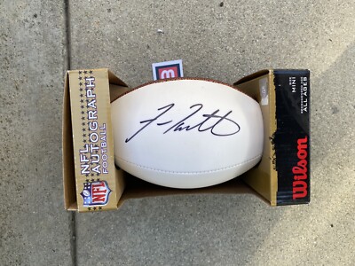 Fran Tarkenton SIGNED/AUTOGRAPHED NFL Mini Football- Wilson Sporting ...